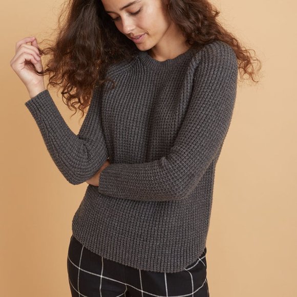 Marine Layer | Sweaters | Marine Layer Grey Delaney Raglan Sweater ...